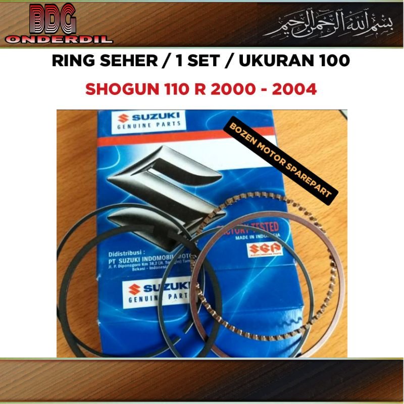 Jual Ring Seher Shogun R 110 2000 2001 2002 2003 2004 / Ukuran 100 ...
