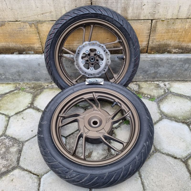 Jual Velg roda depan belakang vario 150 125 fi led esp magnesium ori ...