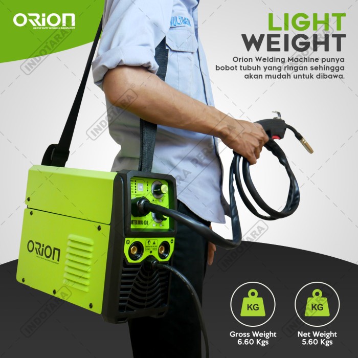 Jual MESIN LAS ORION MESIN LAS MIG ORION - VORTEX MIG-130 #ORIGINAL | Shopee Indonesia