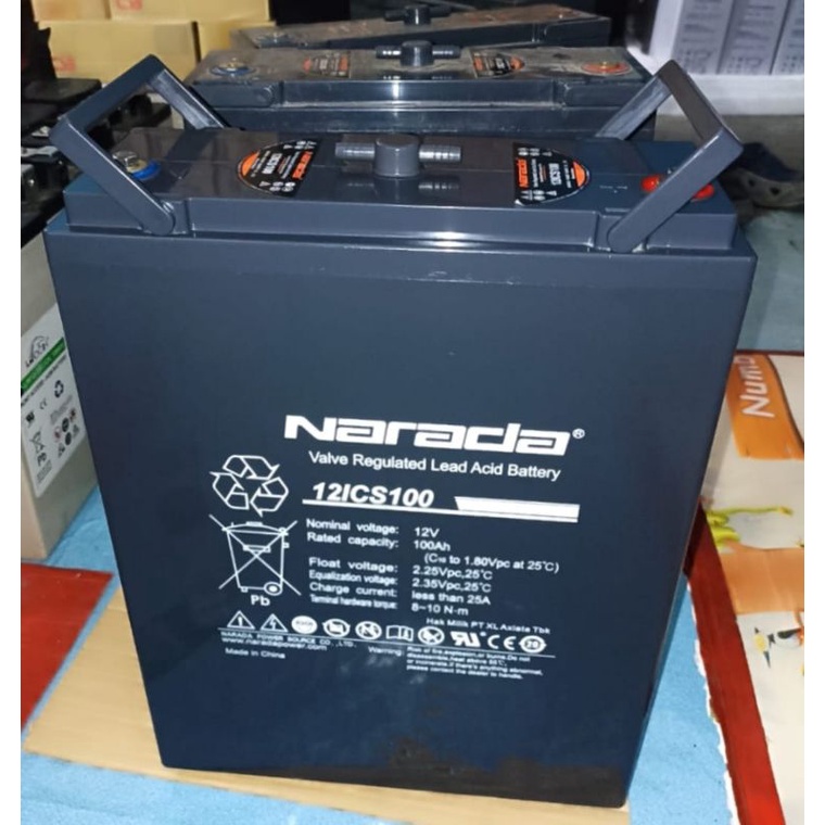 Jual battery VRLA merek NARADA 12v 100ah | Shopee Indonesia