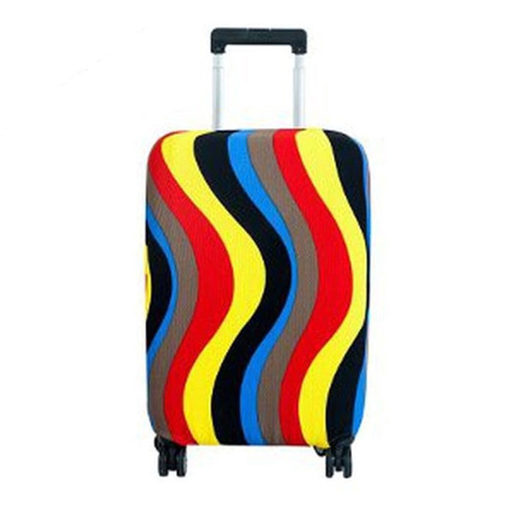Jual Sarung Koper Polos / Motif 22 inch 24 inch Tebal Luggage Cover ...