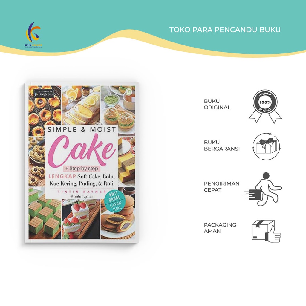 Jual {PROMO} - Buku Masakan Simple & Moist Cake - Tintin Rayner ...