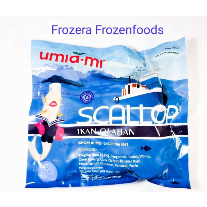 Jual [DIJAMIN FRESH] UMIAMI Scallop 500gr Isi 45 Biji / Frozenfoods ...
