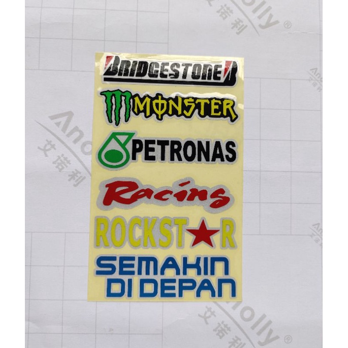 Jual stiker cuting sponsor motor motogp | Shopee Indonesia