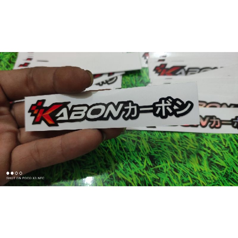 Jual stiker kabon stiker motor print & cut | Shopee Indonesia