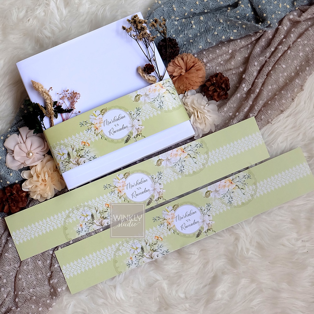 Jual 20pcs LONG Paper BELT Lebaran 2024 / Sabuk Kertas Parcel Idul ...