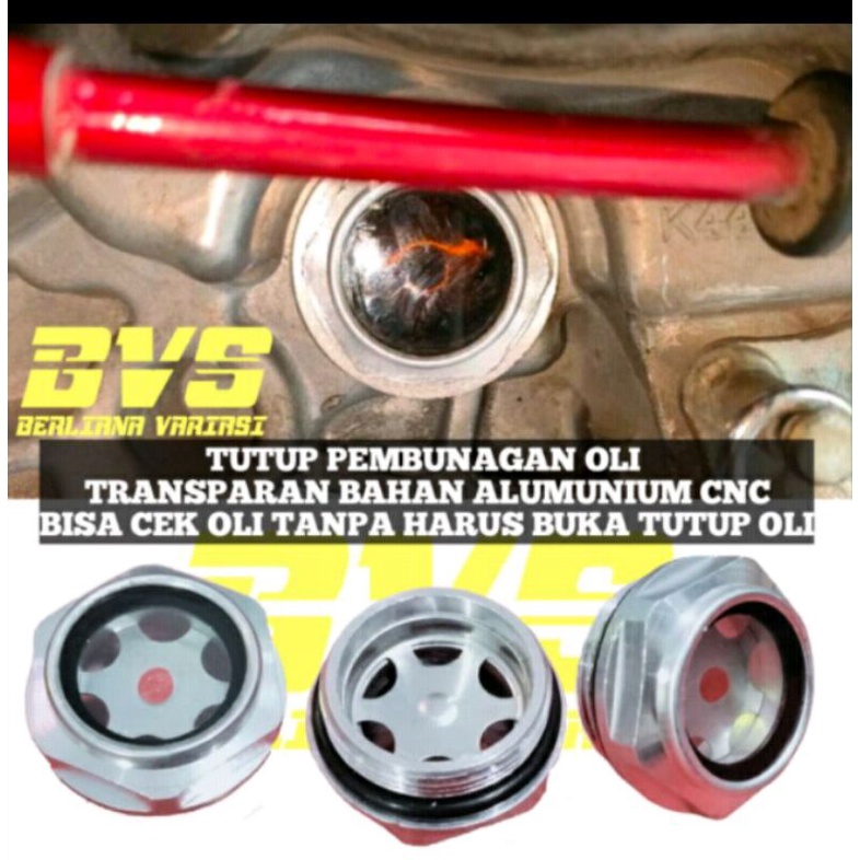 Jual tutup filter oli mesin transparan matic HONDA vario beat scoopy ...