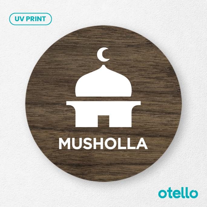 Jual HARGA DISKON Signage Musholla Sign Board Kayu Label Papan Nama ...