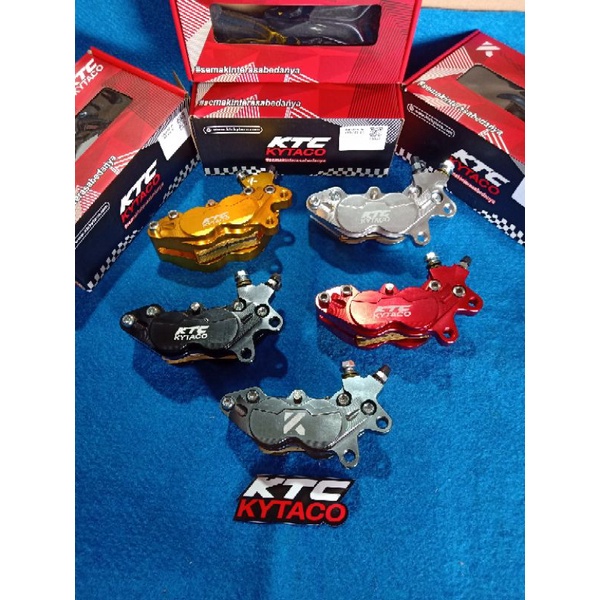 Jual Kaliper ktc kytaco 4p besar universal kanan buat rubahan punya 5 warna grey black red gold ...