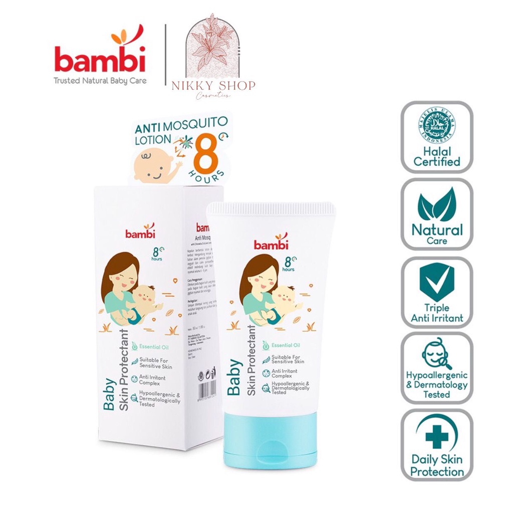 Jual Bambi Baby Skin Protectant With Essential Oil | Shopee Indonesia