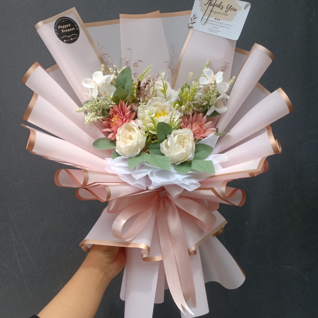 Jual bouquet bunga / buket bung /bucket bunga | Shopee Indonesia
