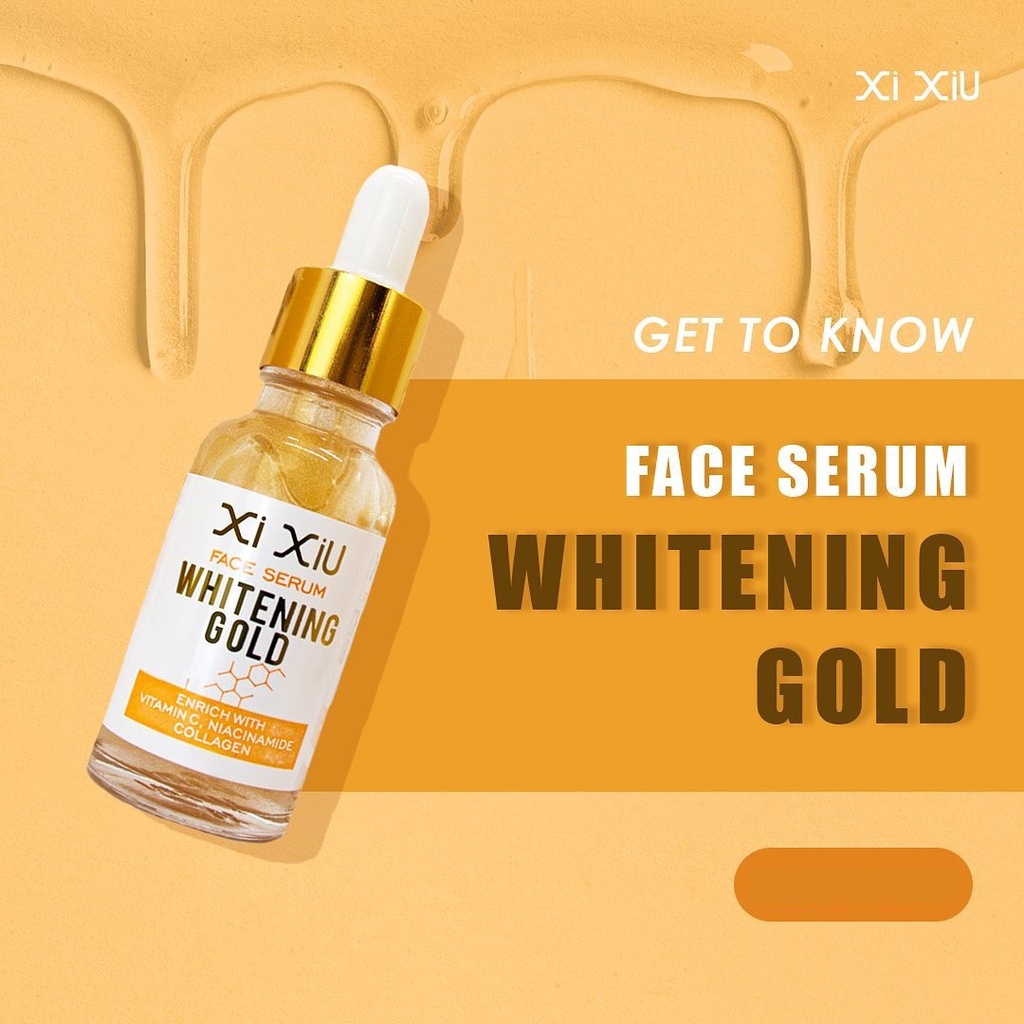 Jual Xi Xiu / Xixiu Face Serum WHITENING GOLD - 20 ml | Shopee Indonesia