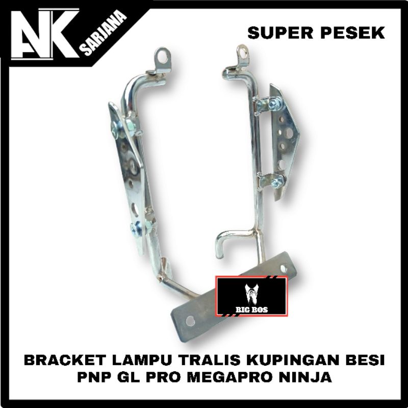 Jual BRACKET PANGKON LAMPU TRALIS SUPER PESEK KUPINGAN BESI PNP MEGAPRO ...