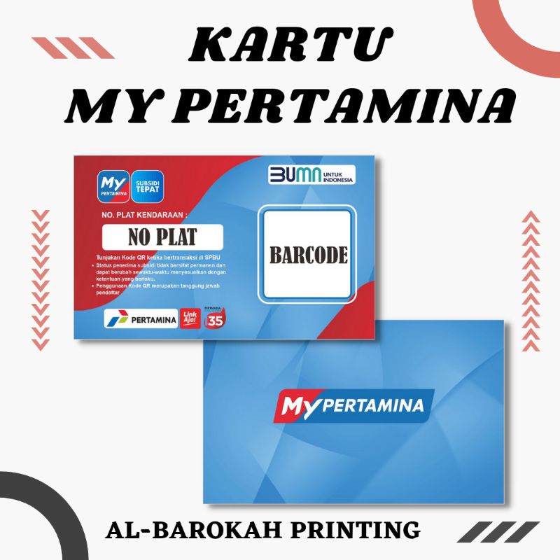 Jual Cetak Kartu My Pertamina | Cetak Kartu PVC | Cetak Kartu ID Card | Cetak Kartu Tebal ...