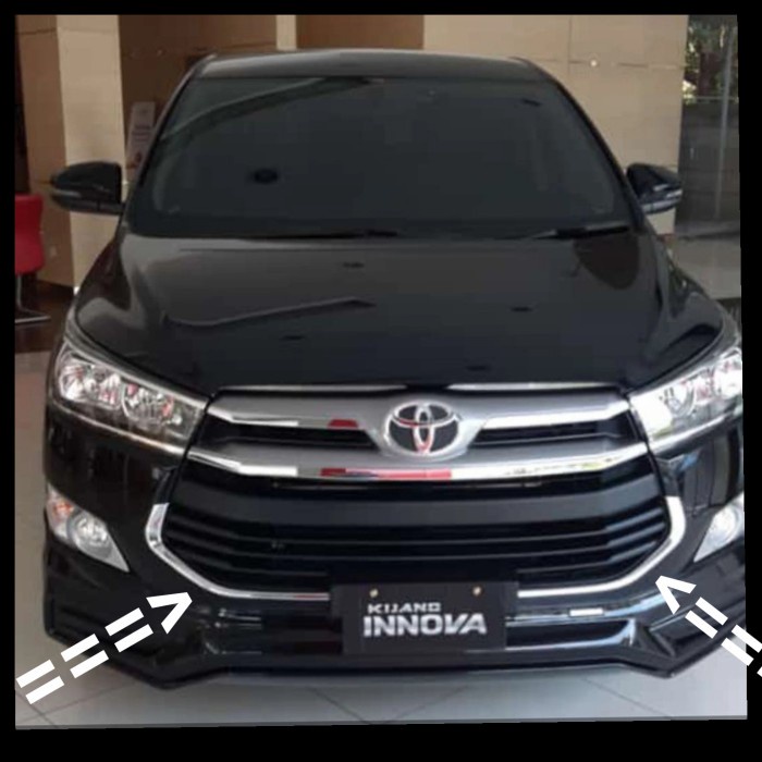 Jual List Chrome Bumper Bawah Toyota Innova Reborn | Shopee Indonesia