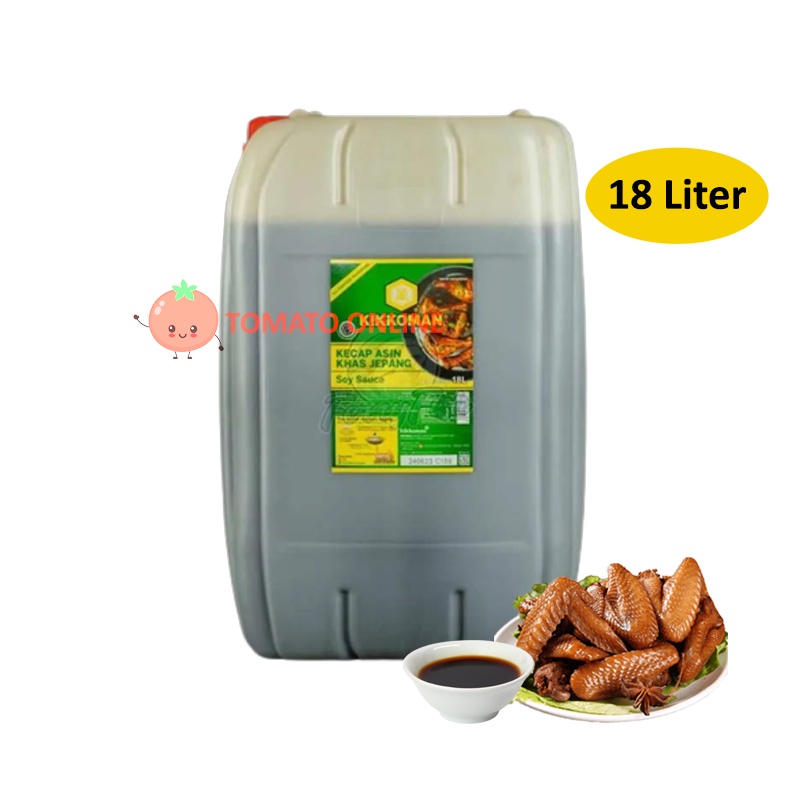 Jual Kikkoman / Soy Sauce kecap asin ala Jepang Halal / 18 Ltr Liter ...