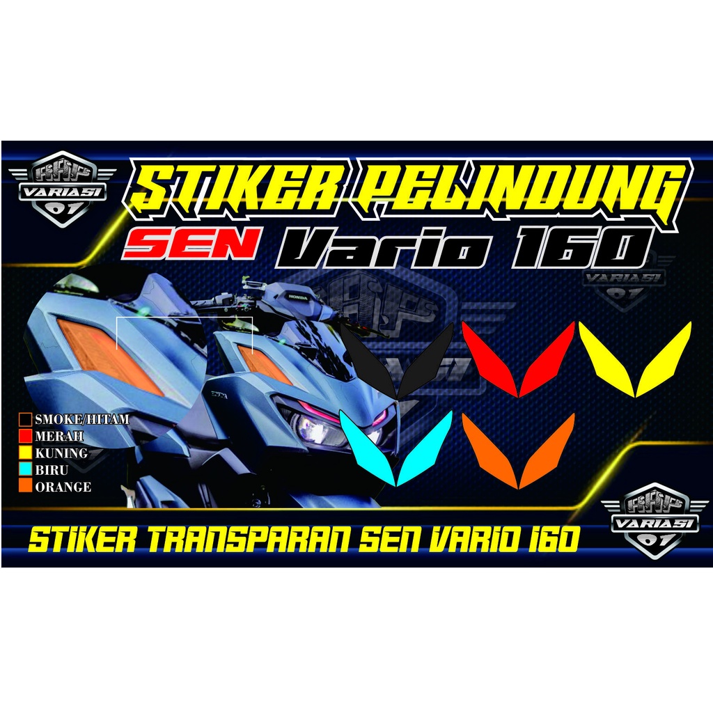 Jual STIKER LAMPU SEN VARIO 160, STIKER LAMPU MOTOR VARIO 160 | Shopee ...