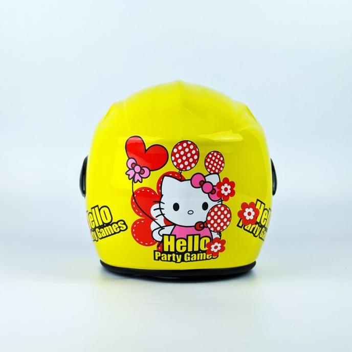 Jual Helm Motor Anak Kecil Murah Helmet Kids Pet Motif Hello Kitty SNI ...