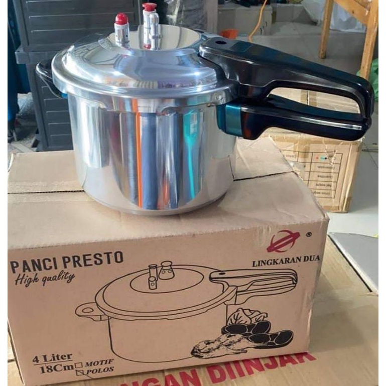 Jual LINGKARAN DUA PRESSURE COOKER 18 CM | PANCI PRESTO 4 LITER | Shopee Indonesia