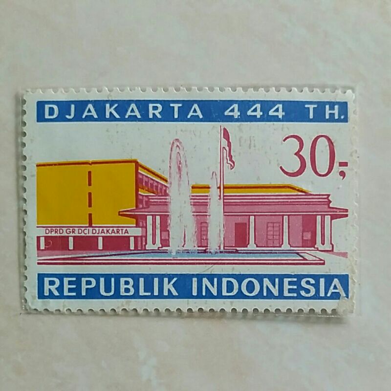 Jual (AA) Perangko Djakarta 444 Tahun ( 1971) 30 Rupiah Mint | Shopee ...