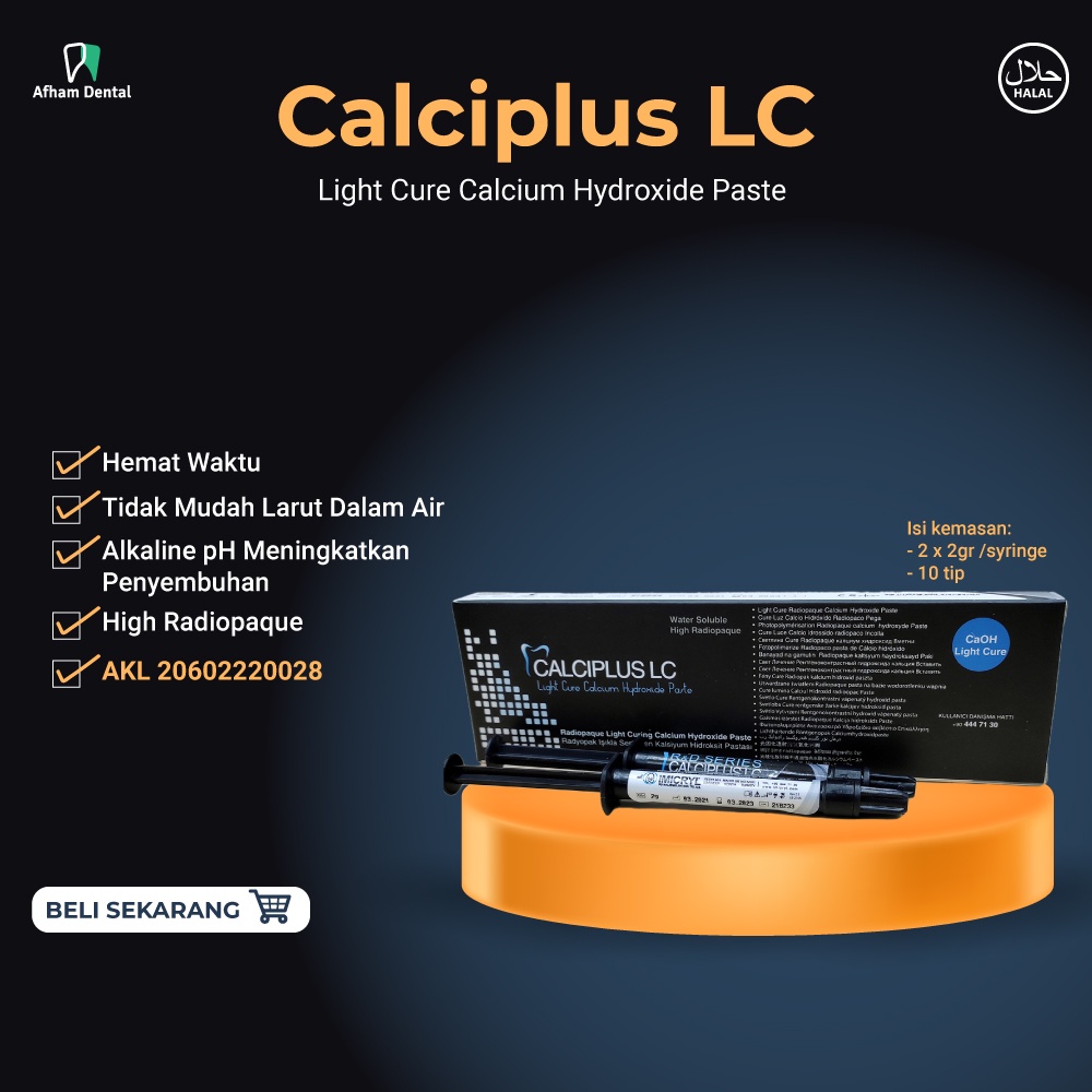 Jual DENTAL LIGHT CURE CAVITY LINER / CALCIPLUS LC LIGHTCURE IMICRYL ...