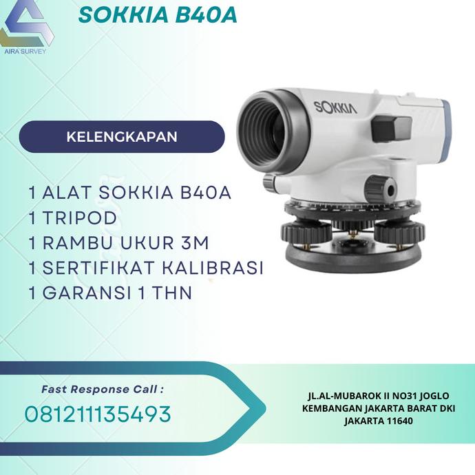 Jual Waterpass Sokkia B40A , Automatic Level Sokkia | Shopee Indonesia
