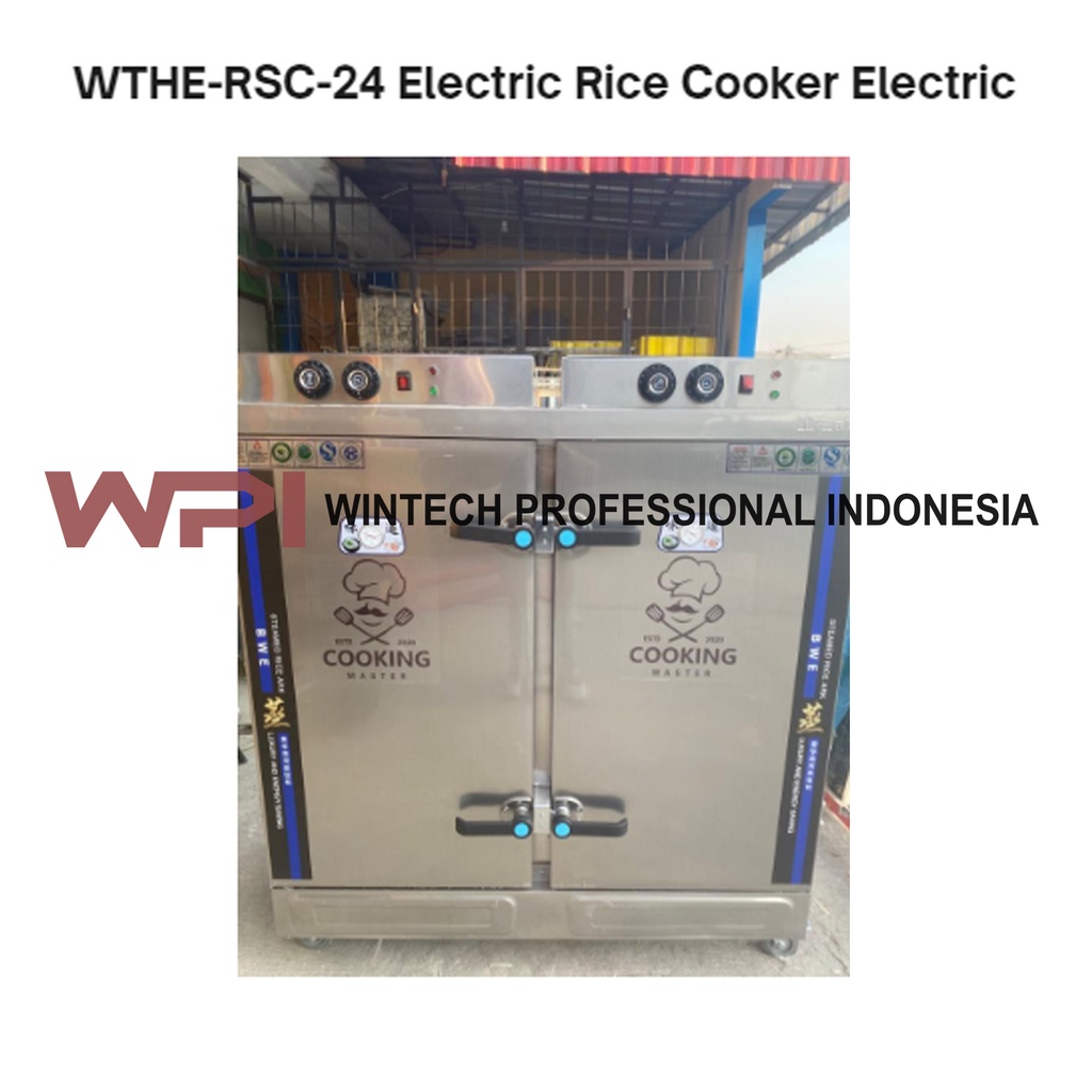 Jual Wintech WTHE-RSC-24 Electric Rice Cooker Electric Rice Steamer 24 Tray | Shopee Indonesia