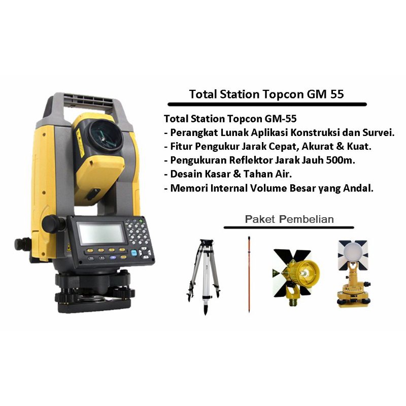 Jual Total Station Topcon GM 55 | Shopee Indonesia