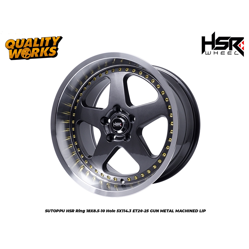 Jual VELG CIVIC FD R18 HSR SUTOPPU R18X85/10 H5X114,3 ET20/25 GMML ...
