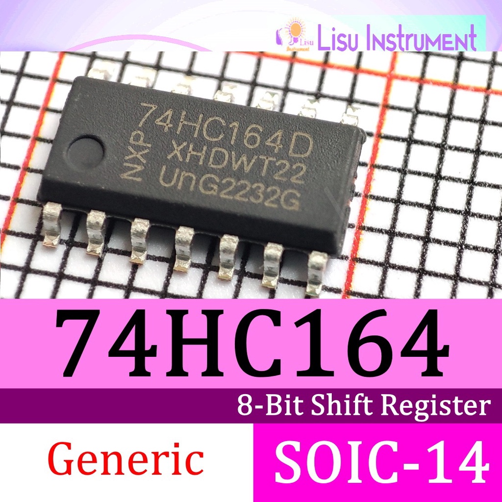 Jual 74HC164D HC164 8-Bit Serial-in Parallel-out Shift Register SOIC-14 ...