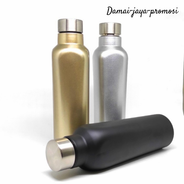 Jual Botol Minum kotak 750 ML Stainless steel (Tahan Panas Hingga 8 Jam ...