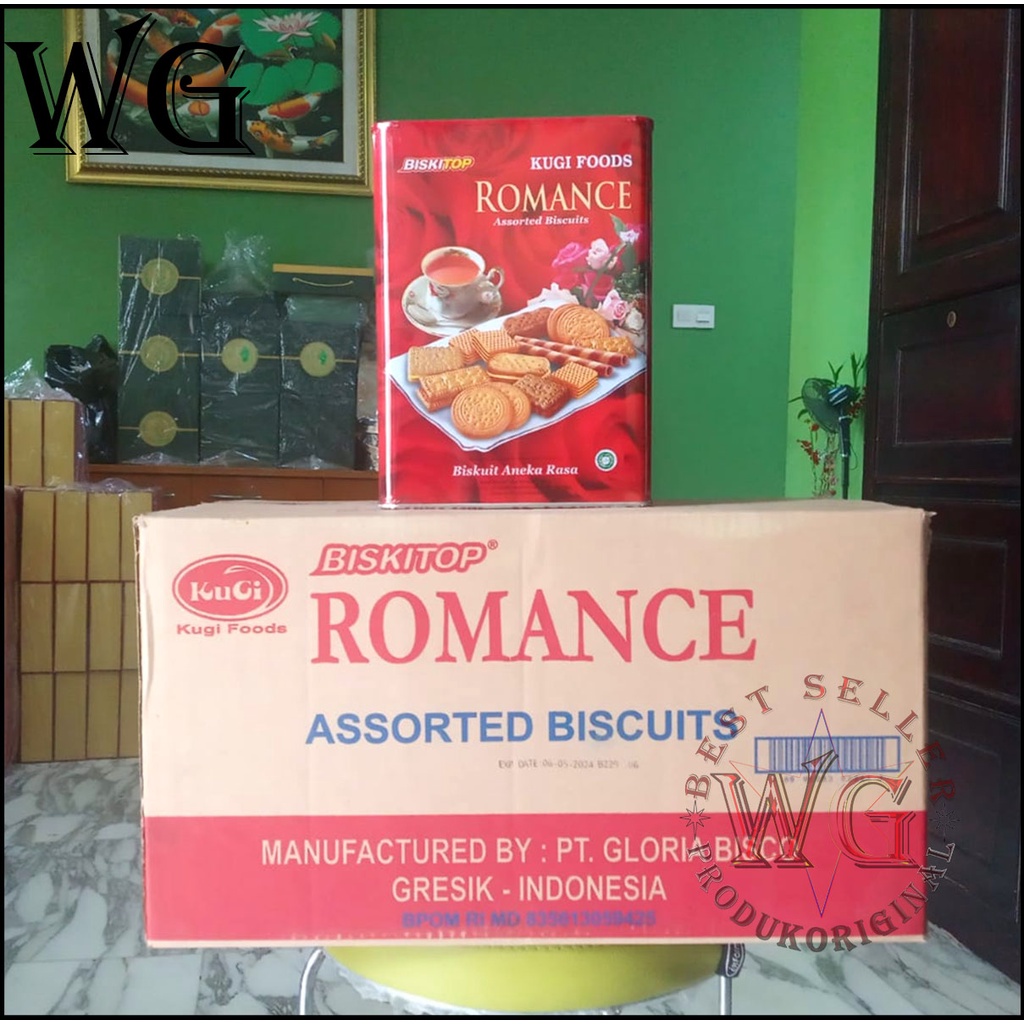 Jual Biscuit Kugi Foods Romance Assorted 1 Karton/Dus | Shopee Indonesia