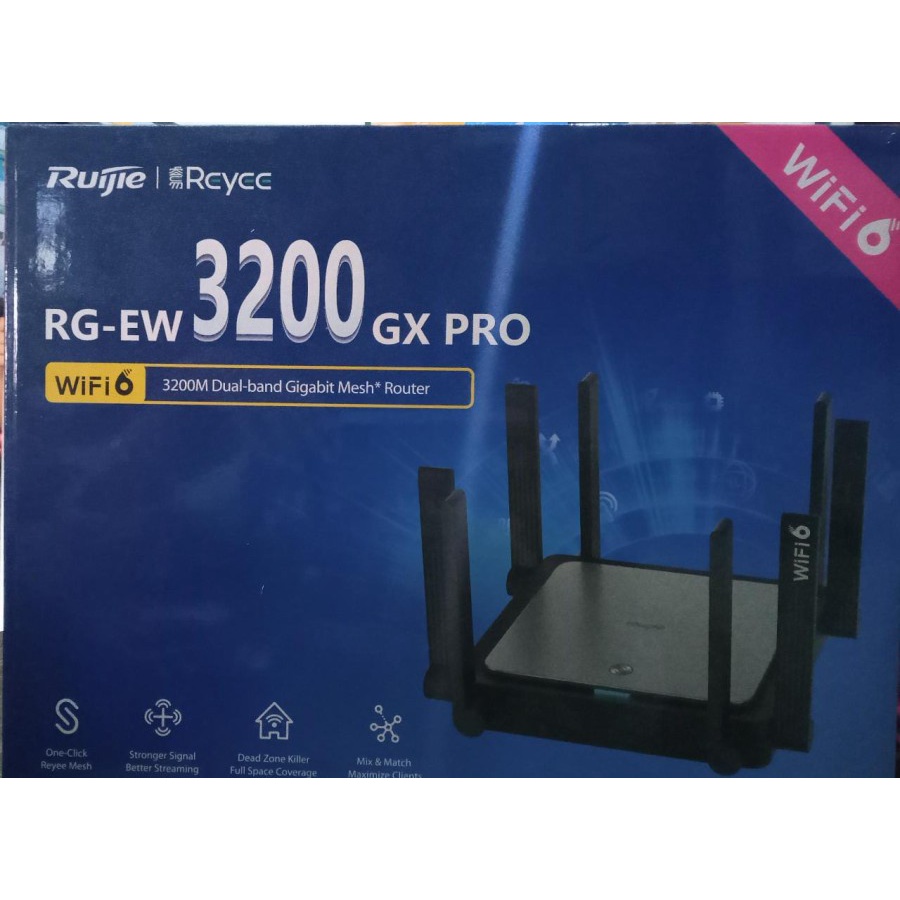 Jual wifii RG-EW3200GX PRO 3200M Wi-Fi 6 Dual-band Gigabit Mesh Router ...