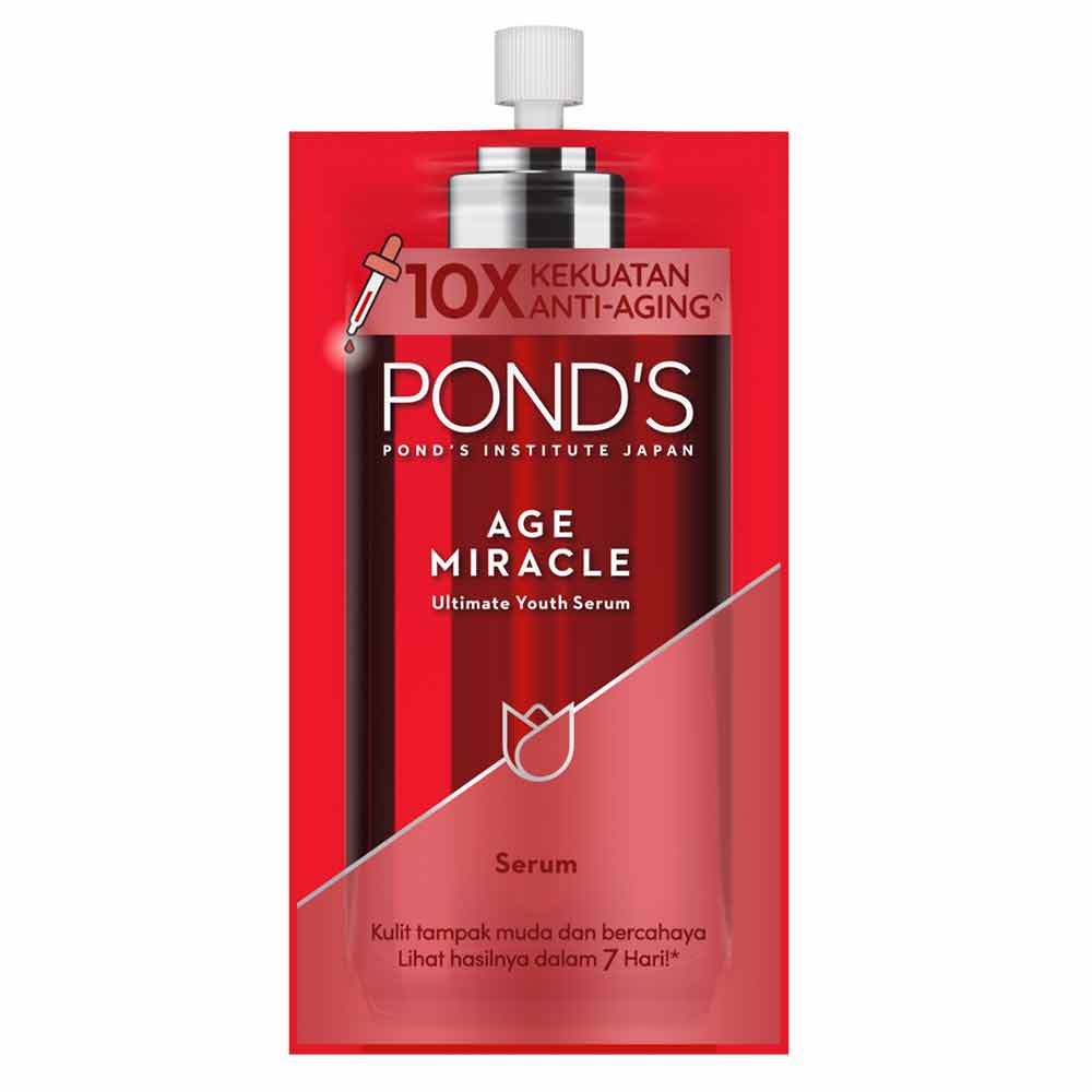 Jual Promo Ponds Age Miracle Ultimate Youth Serum Sachet 7g | Shopee ...