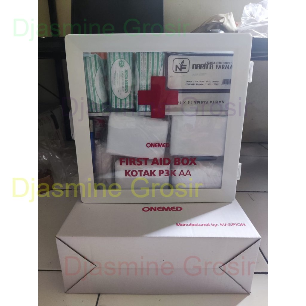 Jual Paket Kotak P3K 2 Ruang BMA18 Lengkap Dengan isi Sesuai Permenaker ...