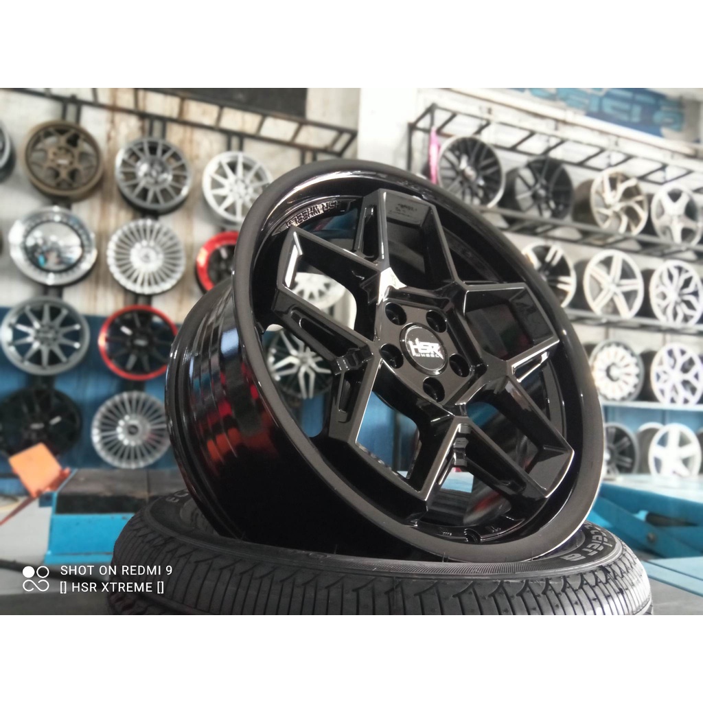 Jual velg racing veloz ring 17 velg hsr wheel wasile r17 lebar 7,5 et ...