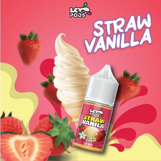 Jual Liquid LCV Pods Strawberry Vanilla Saltnic 30ml By LCV Juice ...