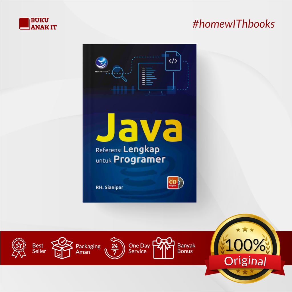 Jual BUKU JAVA REFERENSI LENGKAP UNTUK PROGRAMER +CD | Shopee Indonesia