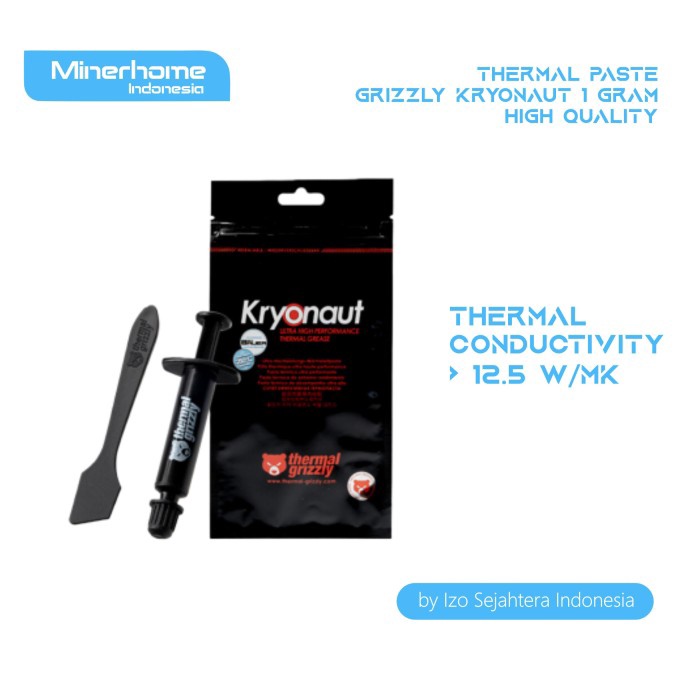 Jual Thermal Paste Grizzly Kryonaut 1 Gram High Quality | Shopee Indonesia