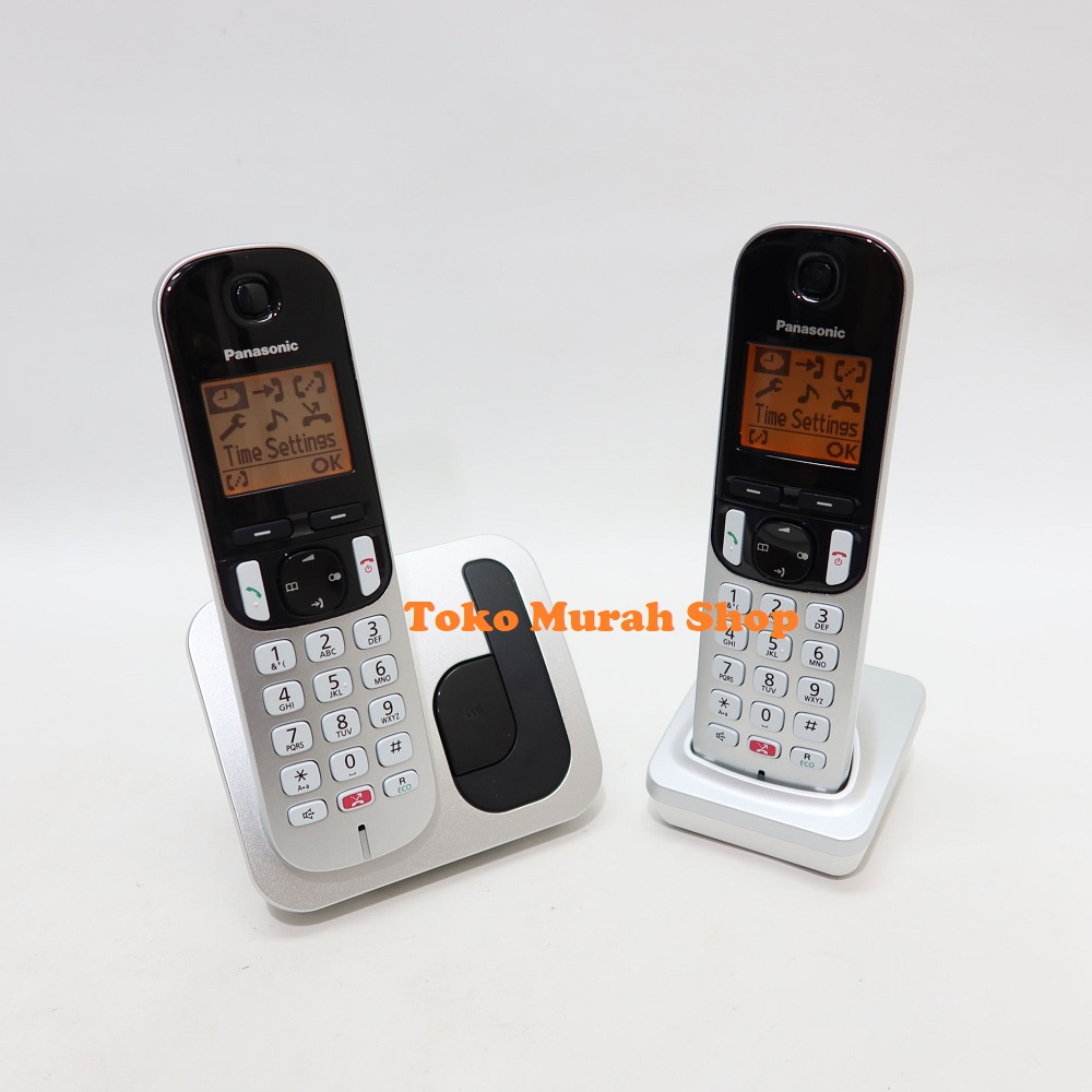 Jual Telephone Wireless Panasonic KX-TGC252 Silver Telepon Wireless Rumah TGC252 | Shopee Indonesia