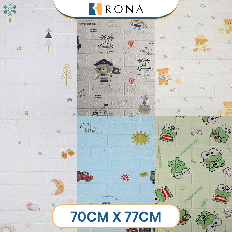 Jual RONA Wallfoam Dinding Cartoon Wallpaper Dinding Foam Kartun ...