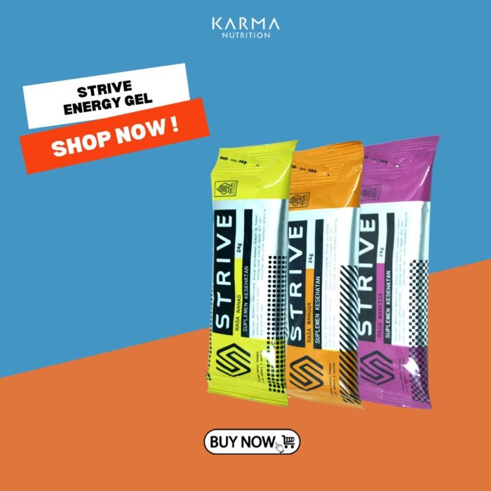 Jual Strive Energy Gel 1 Sachet 24 gr | Shopee Indonesia