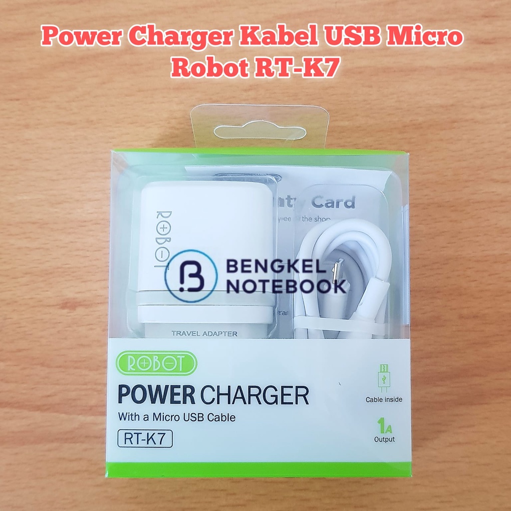 Jual Power Quick Charger Handphone Adaptor USB Micro Robot RT-K7 ...