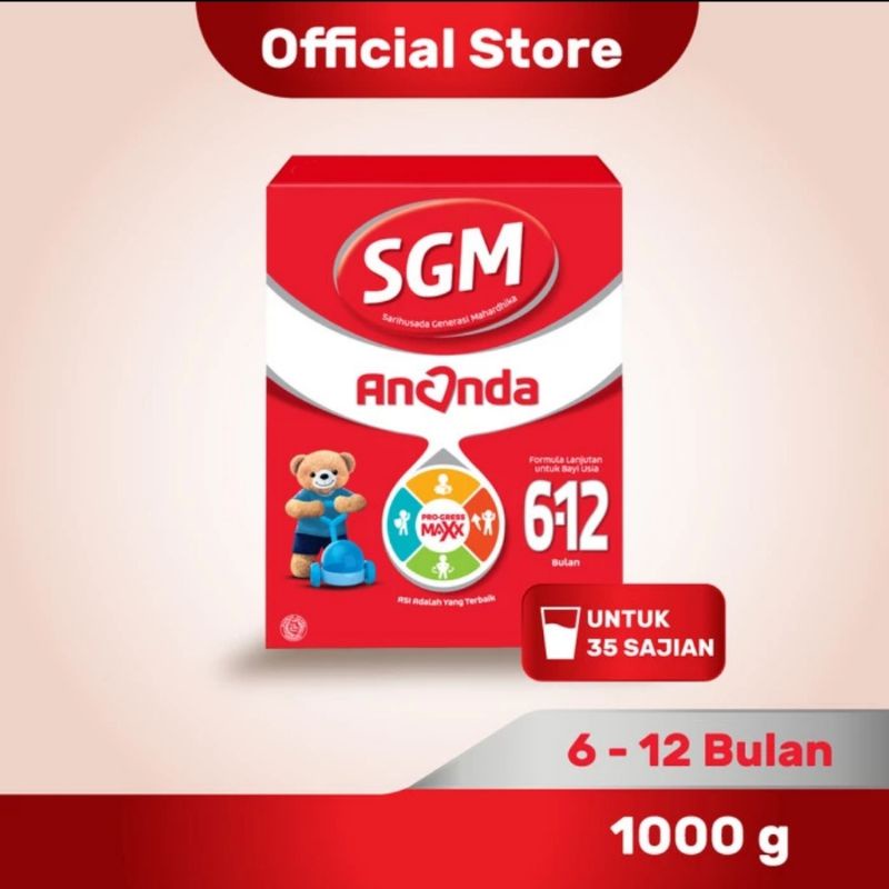 Jual SGM ANANDA 6-12 BULAN 1000GR/1KG | Shopee Indonesia
