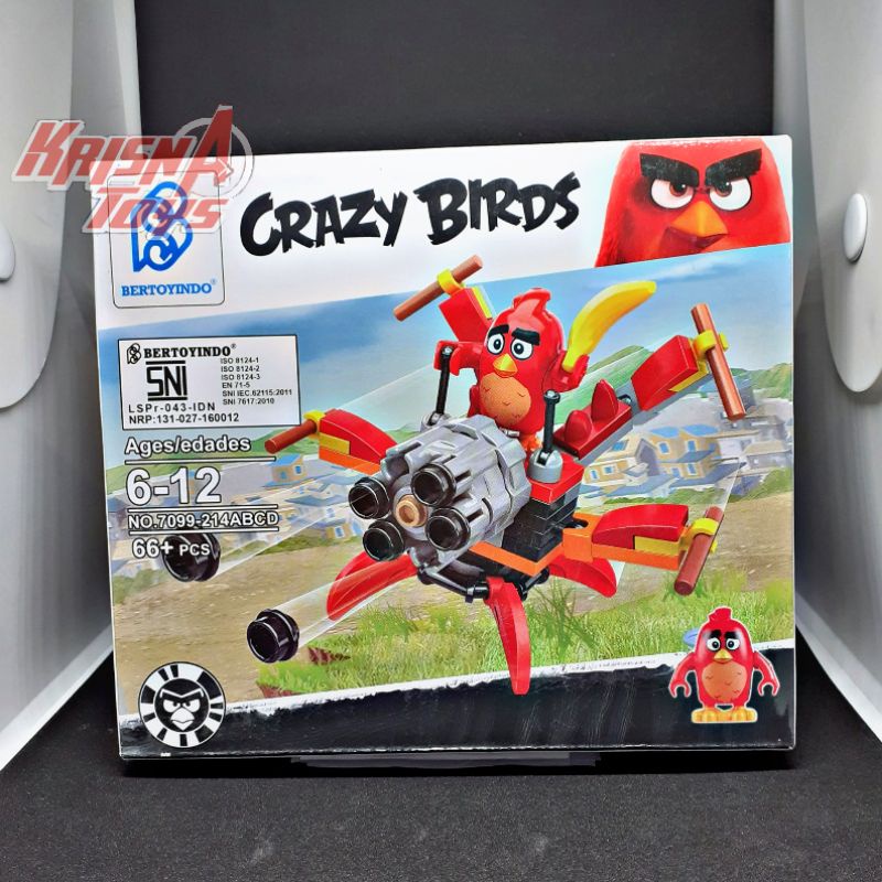 Jual MAINAN BALOK SUSUN FIGURE ANGRY BIRDS/BRICK ANGRY BIRDS MURAH ...
