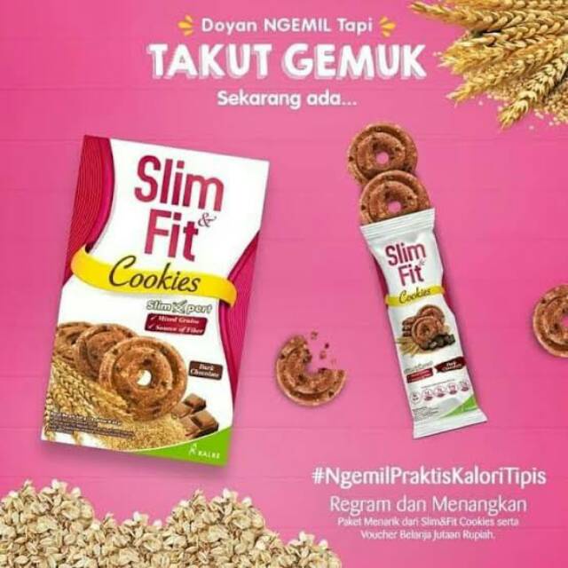 Jual SLIM & FIT COOKIES RAISIN 10 X 22GR | Shopee Indonesia