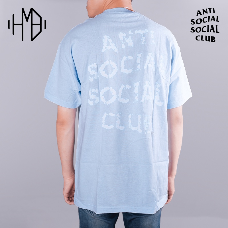 Jual ASSC Anti Social Social Club Partly Cloudy Tee Blue | Shopee Indonesia