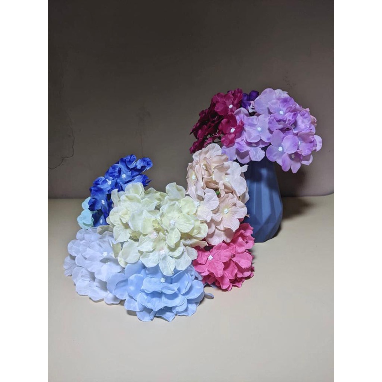 Jual Bunga Artifisial Hydrangea Hortensia 21 kelopak | Shopee Indonesia