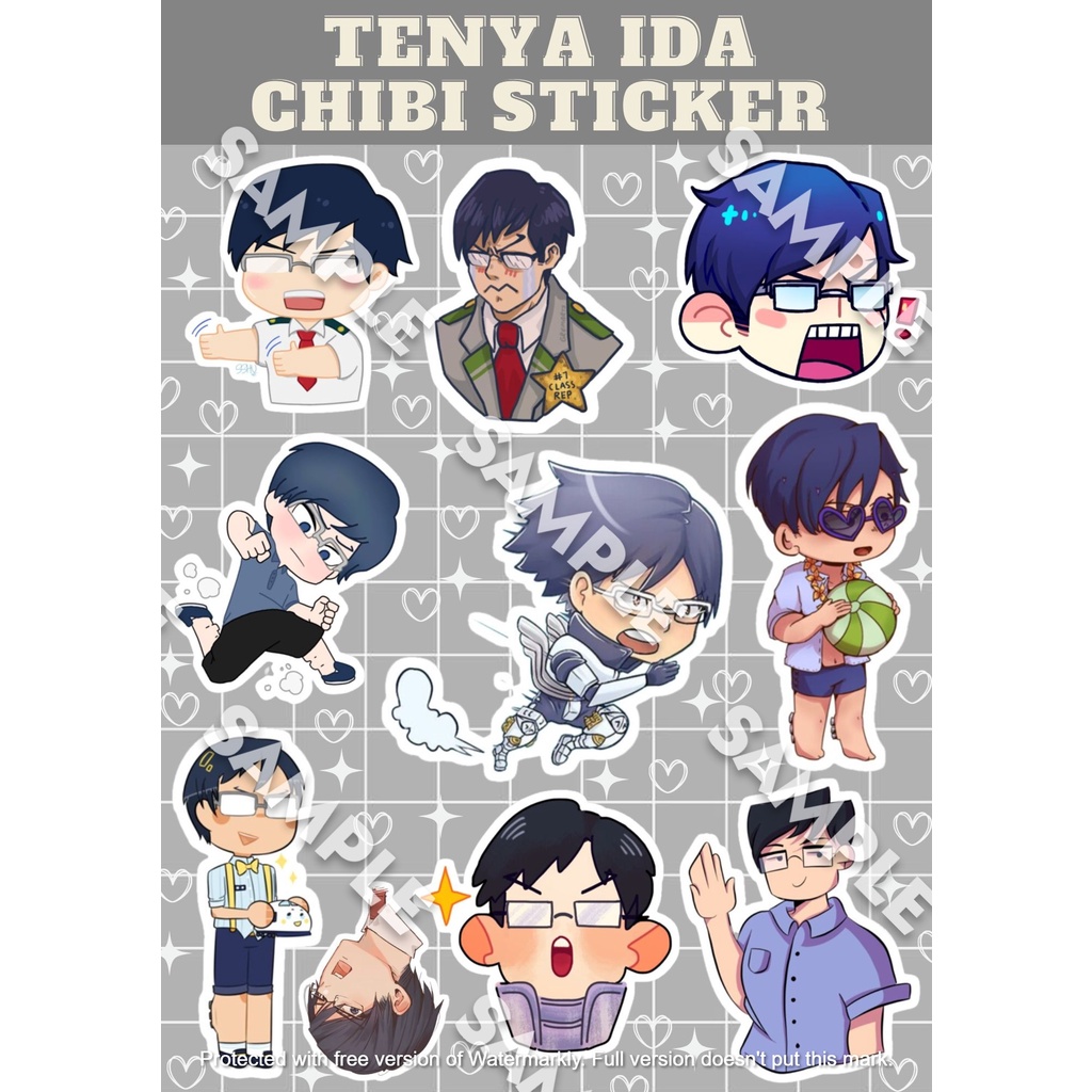Jual STICKER A6 CHIBI SET BOKU NO HERO ACADEMIA / MY HERO ACADEMIA ...