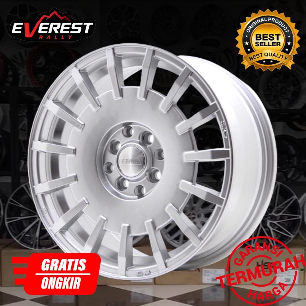 Jual Velg Rally R15 4x100 4x114,3 HSR RALLY 8166 Lebar 7 Rata Silver Impor | Shopee Indonesia